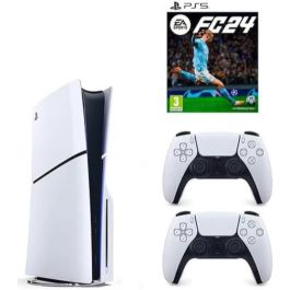 Sony Playstation PS5 Disc Slim Console With Extra Controller & FC24 PS5 - International Version ...